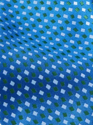 Charvet 8.5cm Silk-jacquard Geometric Motif Neck Tie - Blue