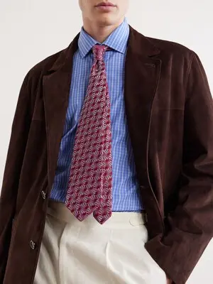 Charvet 8.5cm Silk-jacquard Tie