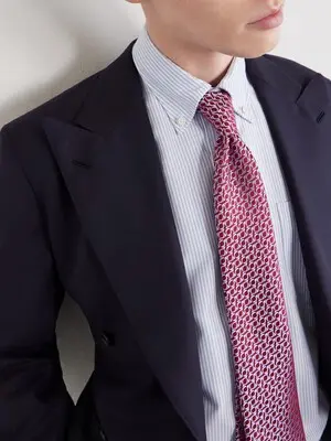 Charvet 8.5cm Silk Jacquard Neck Tie