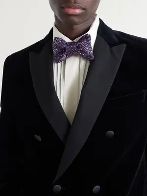 Charvet Silk-jacquard Bow-tie
