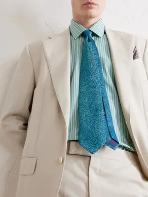Charvet 8.5cm Silk-jacquard Neck Tie