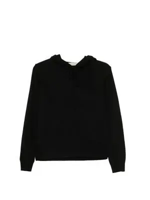 SERGIO MORETTI FIRENZE Drawstring Hoodie - Black