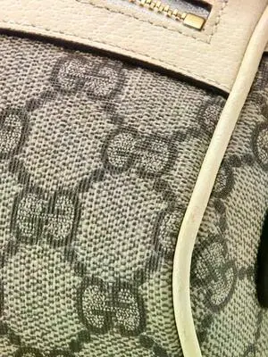 Gucci Ophidia Mini Shoulder Bag In Gg Coated Canvas - Brown