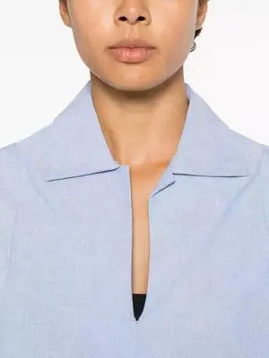 PSOPHIA Spread-collar Long-sleeve Shirt