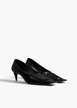 Khaite Marlene Pump In Glazed Leather