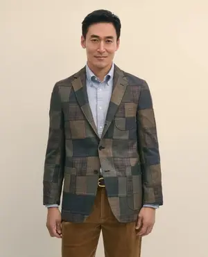 Brooks Brothers The No. 1 Sack Sport Coat In Patchwork Wool - Olive