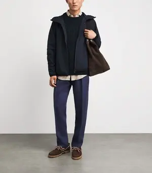 Polo Ralph Lauren Cotton Cable-knit Polo Pony Sweater - Navy