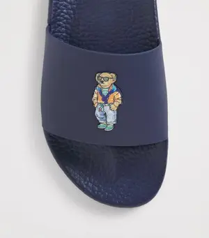Polo Ralph Lauren Polo Bear Slides - Navy
