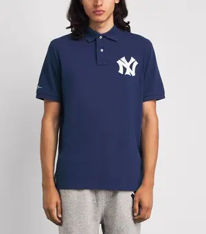 Polo Ralph Lauren X Yankees Cotton Polo Shirt - Navy