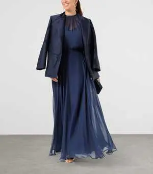 Marina Rinaldi Silk Chiffon Blouse