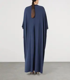 Marina Rinaldi Jersey Pearl-detail Maxi Dress