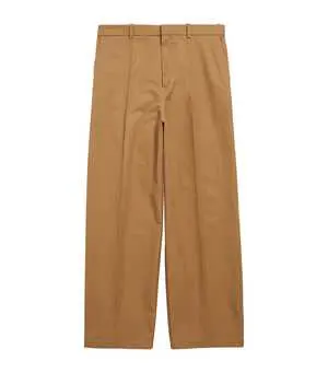 Balenciaga Large-fit Chinos - Brown
