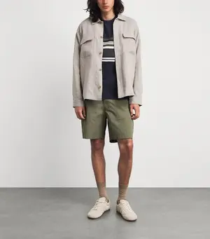 Barbour Twill Sherburn Shorts - Green