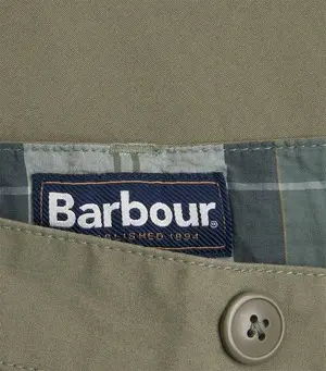 Barbour Twill Sherburn Shorts - Green