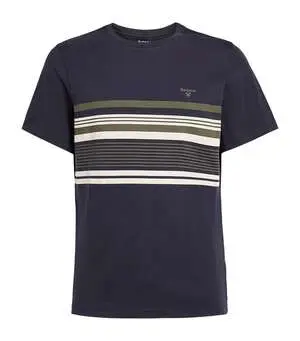Barbour Stripe Teeside T-shirt - Navy