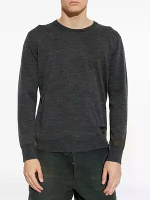 MAISON MARGIELA Distressed Wool Long-sleeve T-shirt