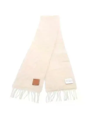 Loewe 2010s Anagram-patch Scarf - Neutrals