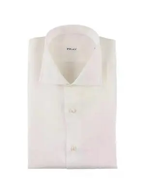 FRAY Spread-collar Button-up Shirt - White