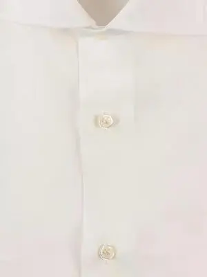 FRAY Spread-collar Button-up Shirt - White