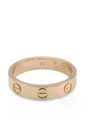Cartier 18k Rose Gold Diamond Ring