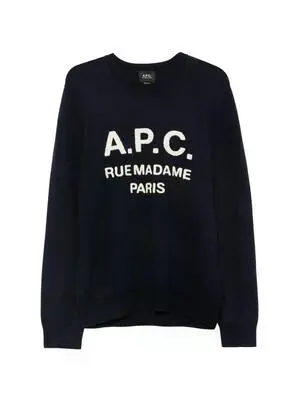 A.p.c. Embroidered Sweaters For Men