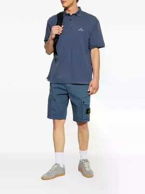 Stone Island Logo-embroidered Polo Shirt