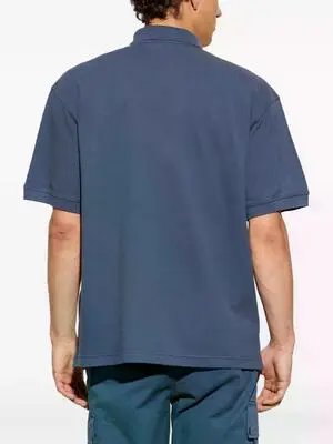Stone Island Logo-embroidered Polo Shirt