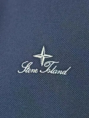 Stone Island Logo-embroidered Polo Shirt