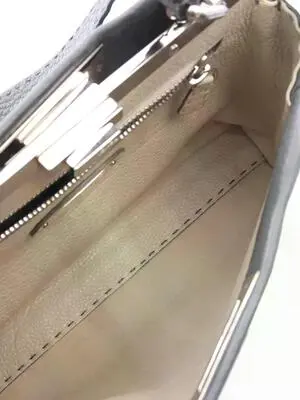 Fendi Selleria Peekaboo Handbag - Grey