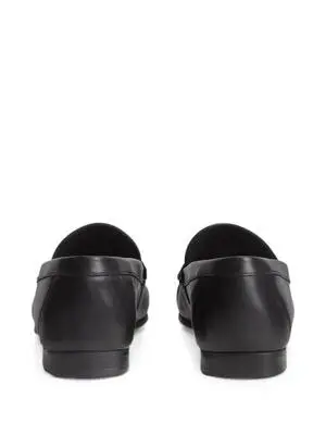 Tommy Hilfiger Monogram Logo-plaque Leather Penny Loafers