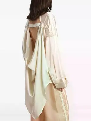 B1ARCHIVE Open-back Satin Shirt