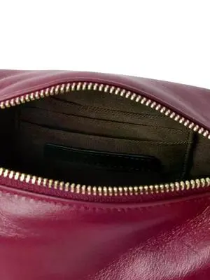 Furla Logo-debossed Leather Crossbody Bag - Red