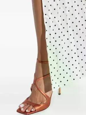 JIMMY CHOO Azia 95 Strappy Sandals - Orange