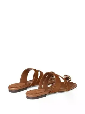 JIMMY CHOO Emeri Stone Flat Sandals