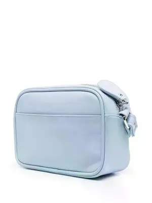 COURREGES Leather Crossbody Bag - Black