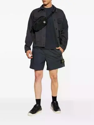 Stone Island Logo-patch Button-up Jacket