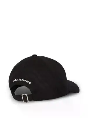 Karl Lagerfeld Logo Baseball Cap - Black