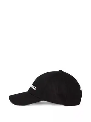 Karl Lagerfeld Logo Baseball Cap - Black