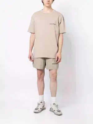 Fear Of God Logo-print Cotton T-shirt - Neutrals