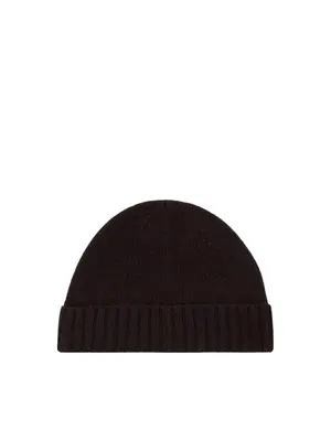 Stone Island Logo Patch Knitted Beanie