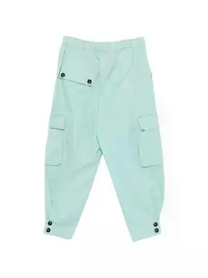 PSOPHIA Off-white Wide-leg Cropped Trousers