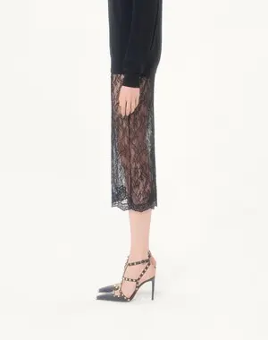 Valentino Garavani Lace Midi Skirt