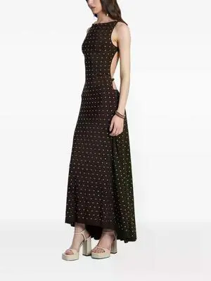 SIEDRES Embellished Open-back Dress