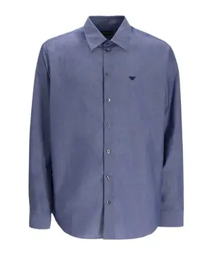 Emporio Armani Eagle-logo Cotton Shirt