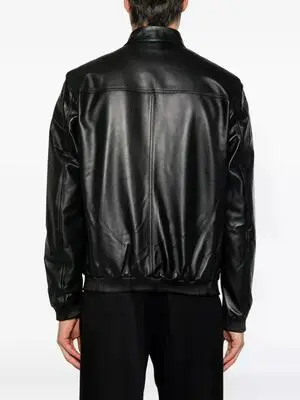 SERGIO MORETTI FIRENZE Zip-up Leather Jacket