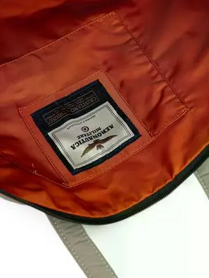 AERONAUTICA MILITARE Quilted Tote Bag With Patch Detail