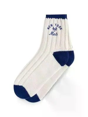 Aimé Leon Dore New York Mets Logo Socks - Neutrals