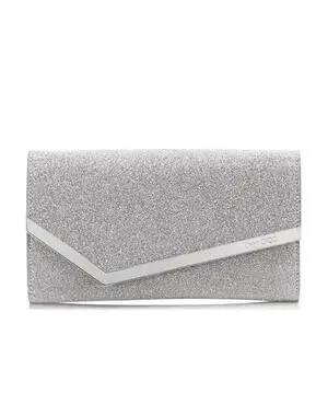 JIMMY CHOO Emmie Baguette Bag - Gray