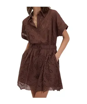 ERMANNO FIRENZE Embroidered Dress