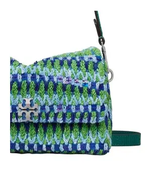 Tory Burch Charlie Beaded Shoulder Bag